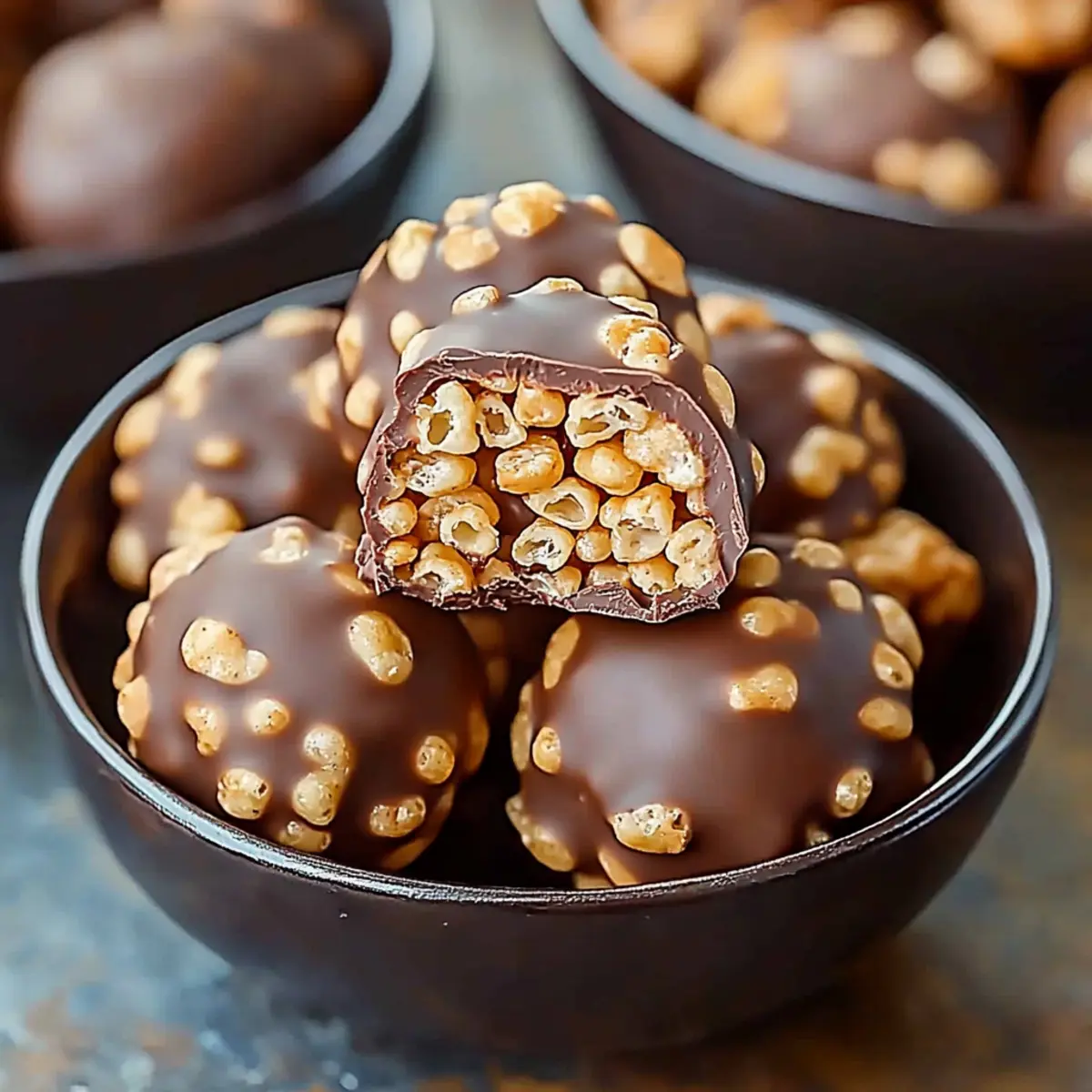 Ultimate No-Bake Chocolate Peanut Butter Rice Krispies Balls